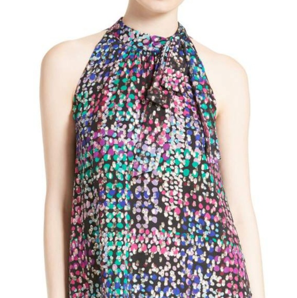 kate spade | Tops | Kate Spade Metallic Multi Dot Top Xs | Poshmark